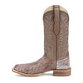 Justin Boots Mens Chisolm Full Quill Ostrich Square Toe Pull On Cowboy ...