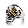 Alternative Titanium Steel Ring Exaggeration Hand Jewelry Punk ...