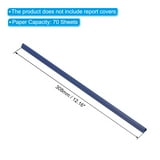 Uxcell 10mm Binding Bars, 10 Pcs Plastic Binding Bars Slide Grip 70 ...