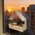 Attractive Window Birds Feeders Transparents Easyly Installation Large ...