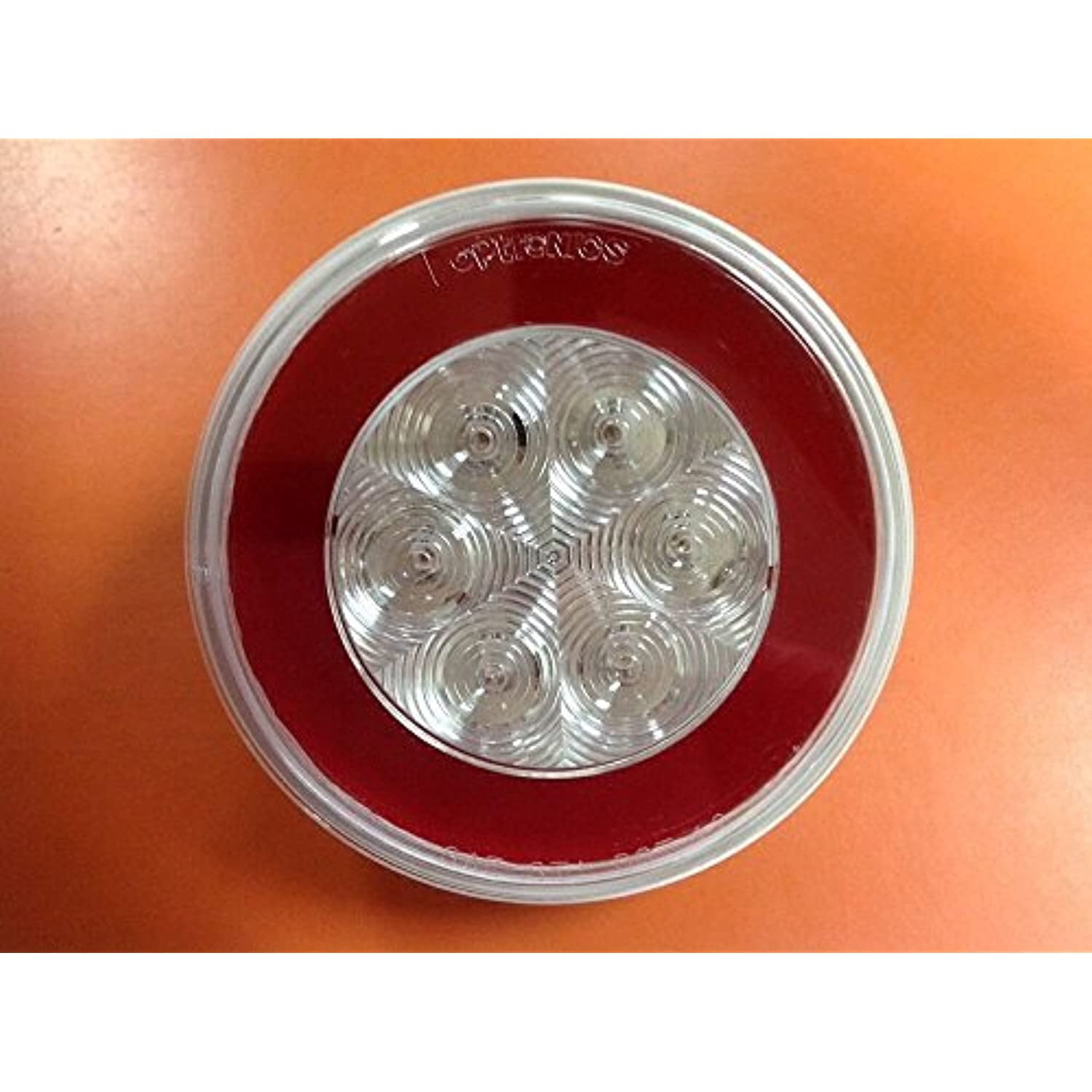 Mascarello2 LED 4" Round Truck Trailer Brake Stop Turn Tail Lights With ...