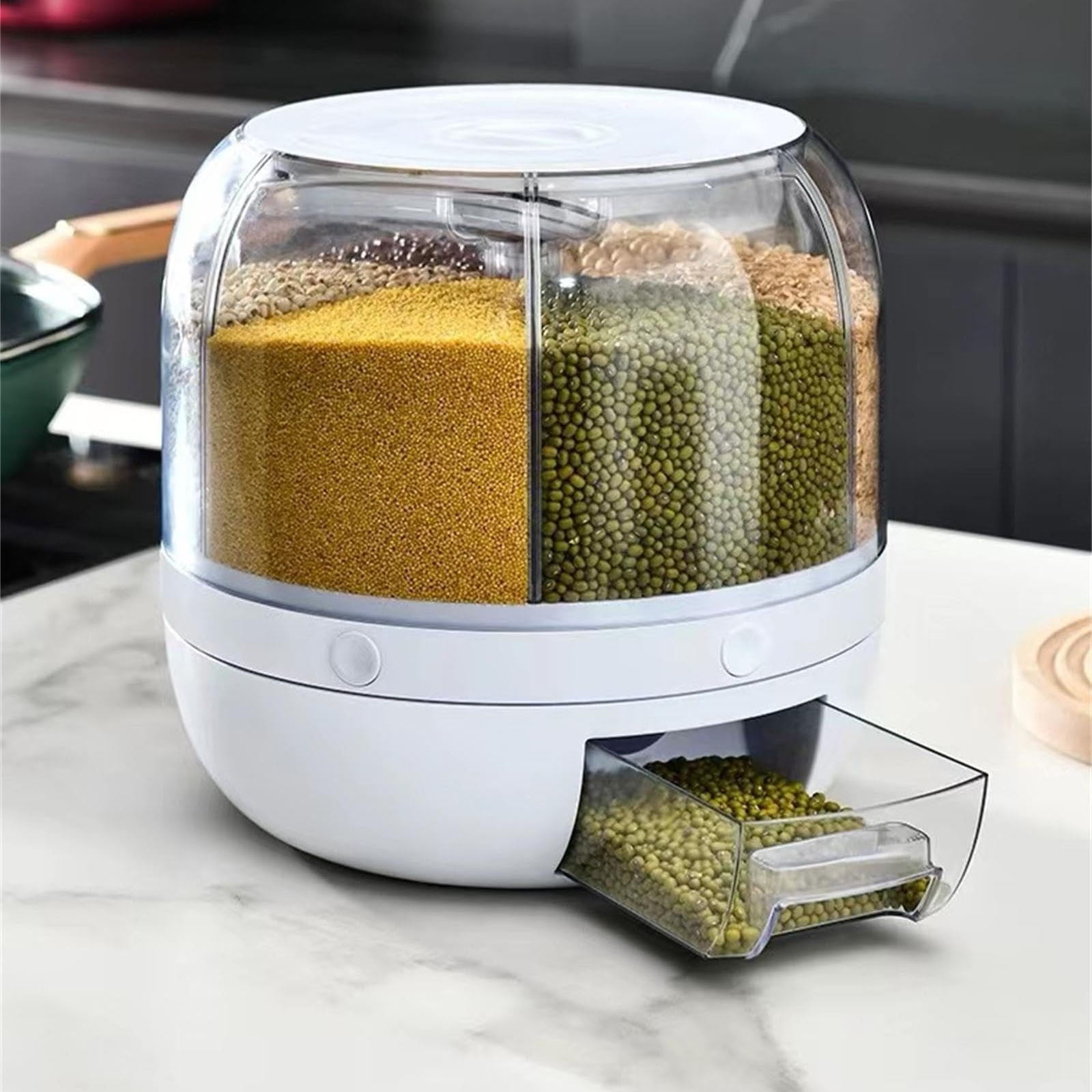 Click here for Bagmrteho Grains Dispenser Grain Storage Container... prices