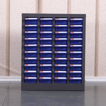 INTBUYING Steel Parts Cabinet Bolt-Nut Tool Organizer with 60 Drawers ...