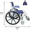 KMINA PRO - Shower Wheelchair (Not Returnable), Adjustable Shower Chair ...
