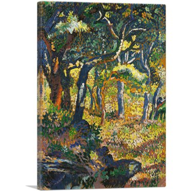 ARTCANVAS La Tour Saint Jacques Canvas Art Print by Konstantin Korovin - Size: 40" x 26" (1.50 ...