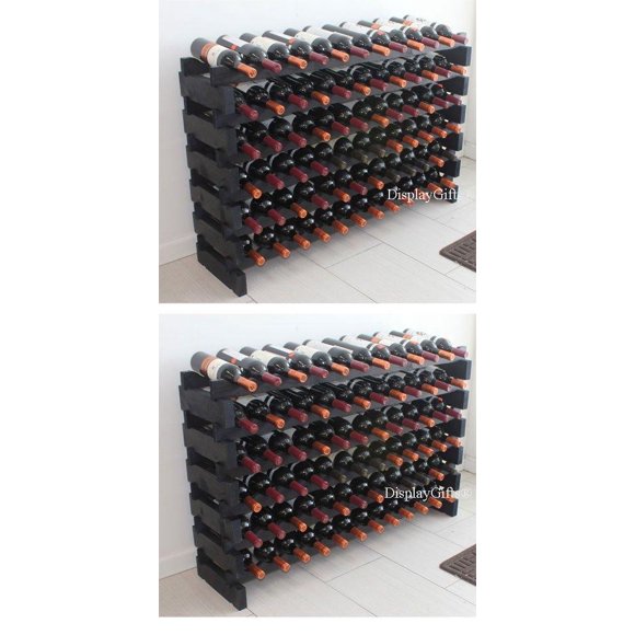 Stackable Modular Wine Rack Stackable Storage Stand Display Shelves