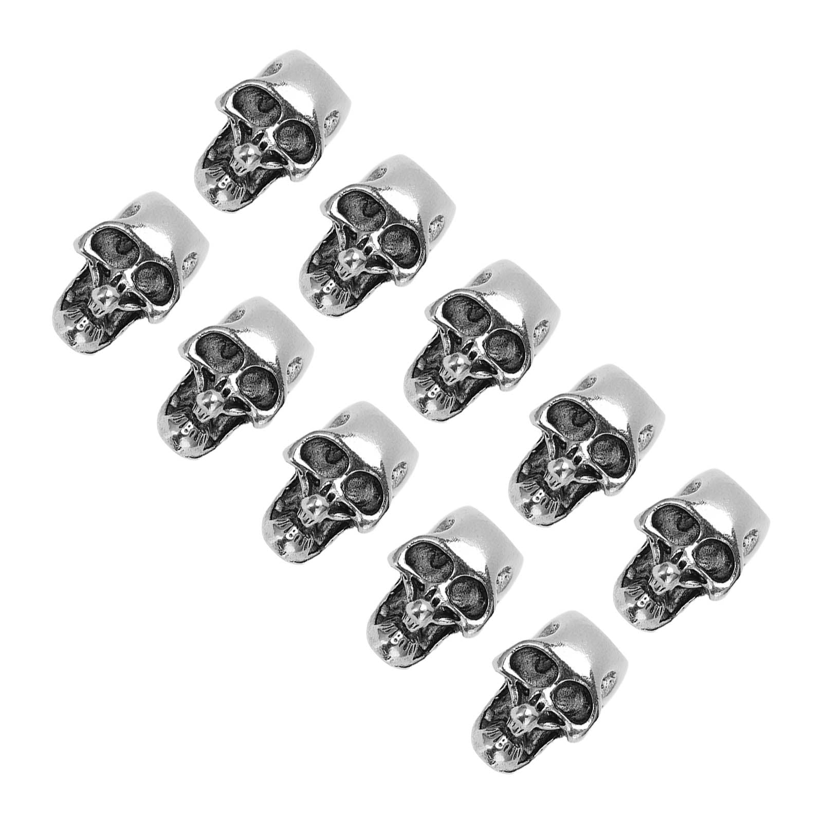 Click here for Amonsee Skull Charms  Alloy Bone Beads For Jewelry... prices