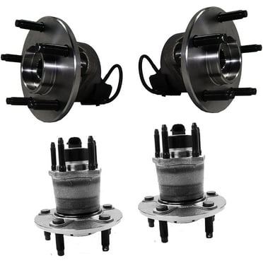 Detroit Axle - 4 Front & Rear Wheel Bearing Hubs for Chevy Uplander ...