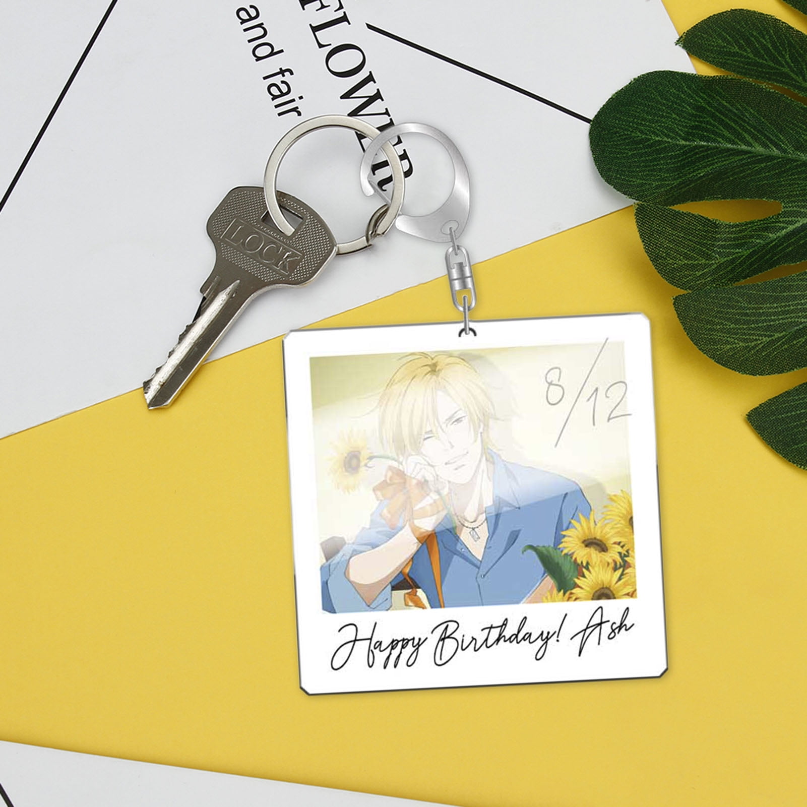 Buy FeiraDeVaidade Anime Keychain, Cartoon Characters Ash Lynx Okumura ...