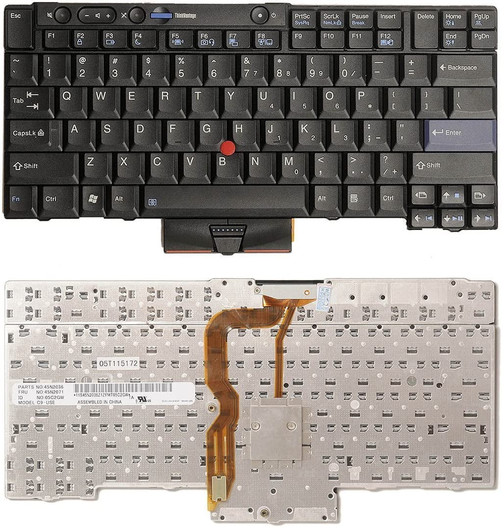 Laptop Keyboard Replacement for Lenovo IBM Thinkpad T400s T410s T410 ...