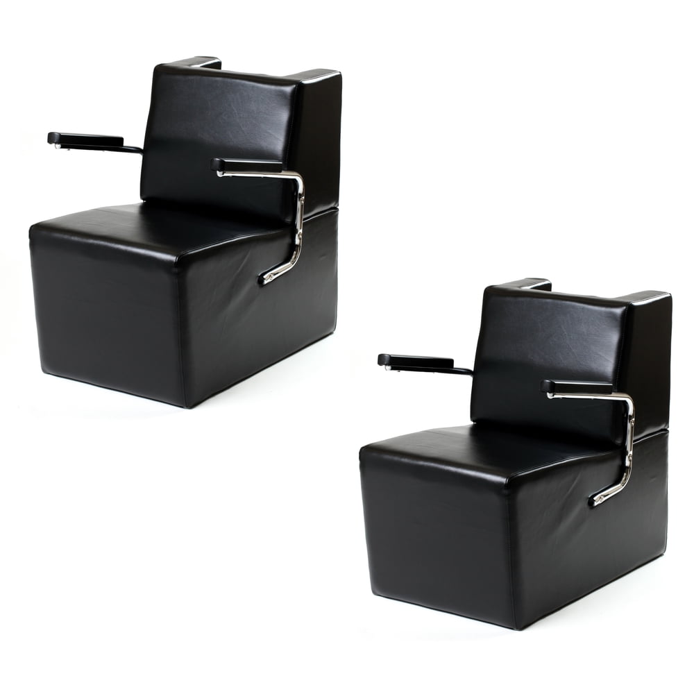 Set of 2 EDISON Hair Dryer Chair BLACK Ideal for Hair Salon, Styling ...