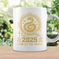 Happy Lunar Chinese New Year Of The Snake 2025 Zodiac Coffee Mugs ...