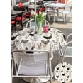 Beige Farm Chicken Round Outdoor Tablecloth with Umbrella Hole Country ...