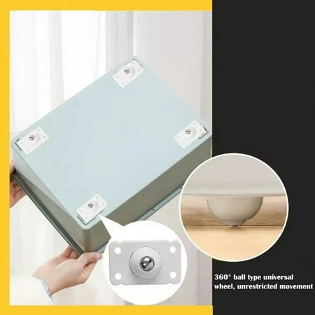 Universal Wheel 360° Rotatable Box Wheel Sticky Caster Roller Sticky ...