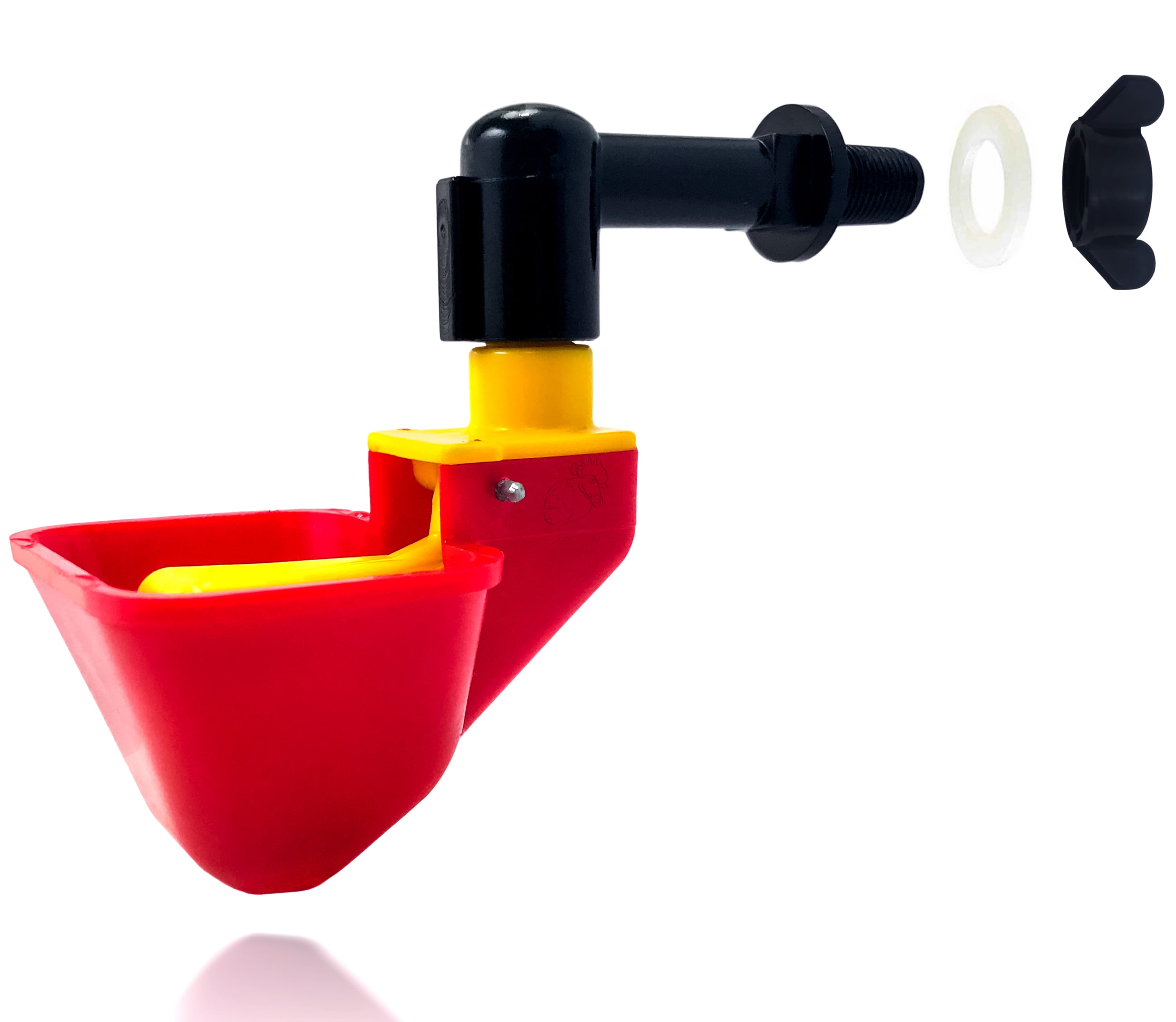 No Peck Automatic Poultry Chicken Drinker Waterer Float Style (4 Pack ...