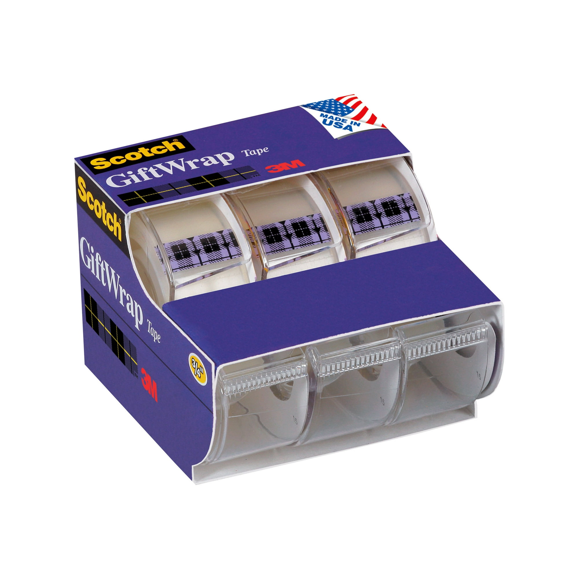 Click here for 3m Scotch Gift Wrap Tape-.75X300 3/Pkg 3/4 In X 30... prices