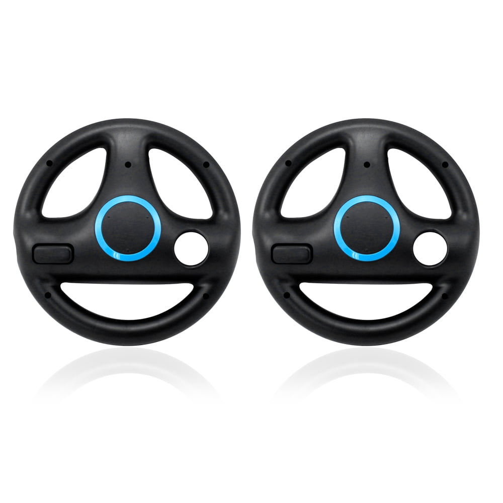 Steering Wheel for Nintendo Wii Motion Plus Remote Controller (2 Pack ...