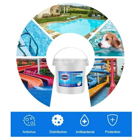 Swimming Pool Clean Tablet Dispenser Pool Tablets Floating Chlorinating ...