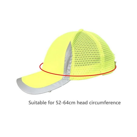 Folding Reflective Outdoor Hat Mesh Breathable Sports Cap Hat ...