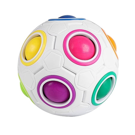 Moyu Magic Rainbow Ball Puzzle Cube Fidget Stress Relief Ball Brain ...