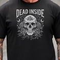 CLOTEX Gothic Skull T-Shirt, Alternative Goth Fashion, Skull Roses ...