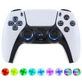 eXtremeRate Colorful Wood Grain Controller Dpad Thumbsticks Home ...