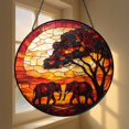 Elephant Landscape Window Hanging – Acrylic Nature Art - Walmart.com