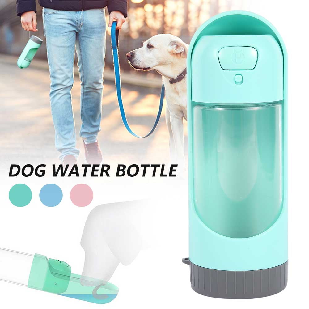 Pluokvzr Outdoor Portable Dog Water Bottle Pet Drinking Cup Feeder ...