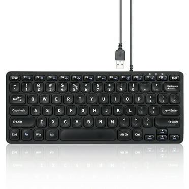 Arabic and English Bilingual Language Keyboard (Black Keys - White ...