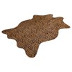 Leopard Print Faux Fur Sheepskin Rug Soft Shaggy Area Rugs Floor Carpet ...