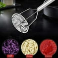 Stainless Steel Potato Masher With Handle For Creamy Mashed Potato ...