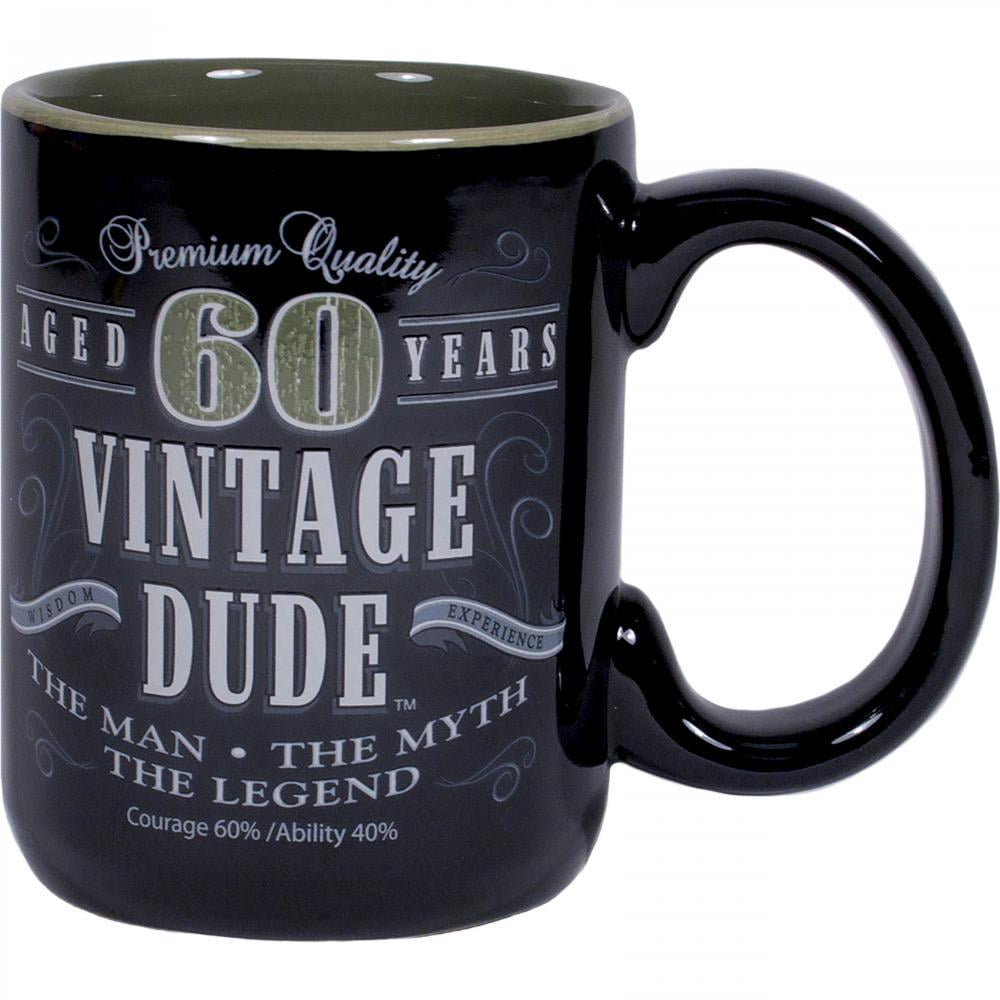 Creative Converting Vintage Dude 60th Birthday Coffee Mug - Walmart.com ...