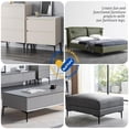 6 Inch Black Matte Metal Furniture Legs Set Of 4 Heavy Duty Short ...