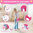 Kids Vacuum Cleaner Toy Set with Real Suction, Sound Effects, Music ...