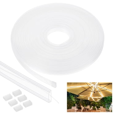 Intertek 18ft LED Rope Light with 180 Multicolor LEDs, 8 Color Settings ...