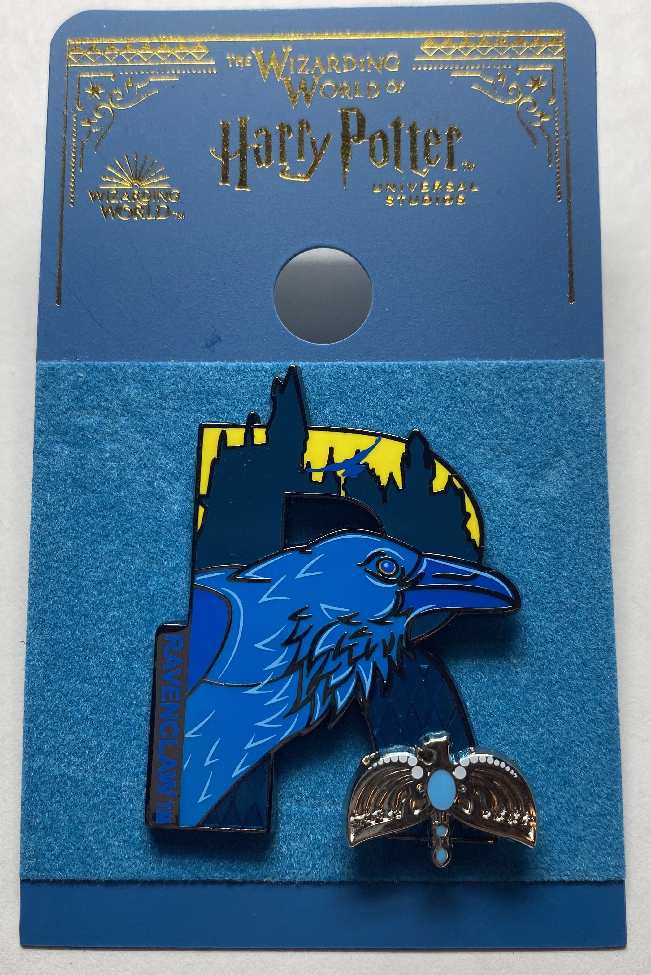 Universal Studios Ravenclaw Raven Diadem Letter R Pin New with Card ...