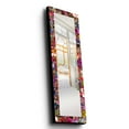 Colorful Framed Full Length Modern Rectangle Accent Mirror, 47.2'' x 15 ...