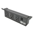 Tripp Lite TLP310USBS 3 Outlet Surge Protector with Mounting Brackets - Walmart.com
