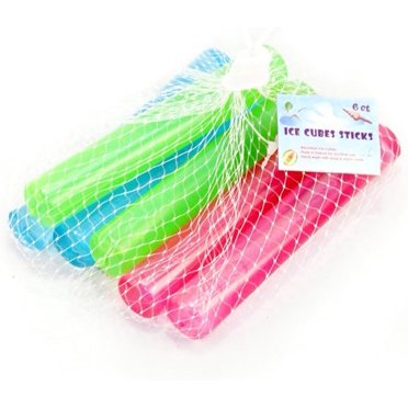 10 Reusable Freezer Packs Ice Cube Sticks for Drinking Water Bottles ...