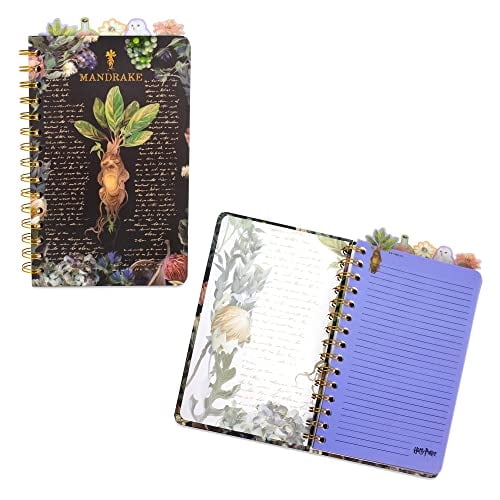 Cuaderno 5 pestañas HP Mandrake Floral Silver Buffalo | Walmart en línea
