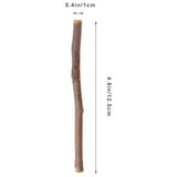 40pcs Natural Stick Wood Craft Sticks DIY Wood Log Sticks Decorative ...