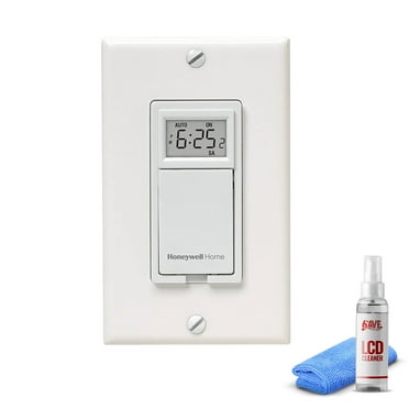 Honeywell RPLS730B1000/U 7-Day Programmable Light Switch Timer ...