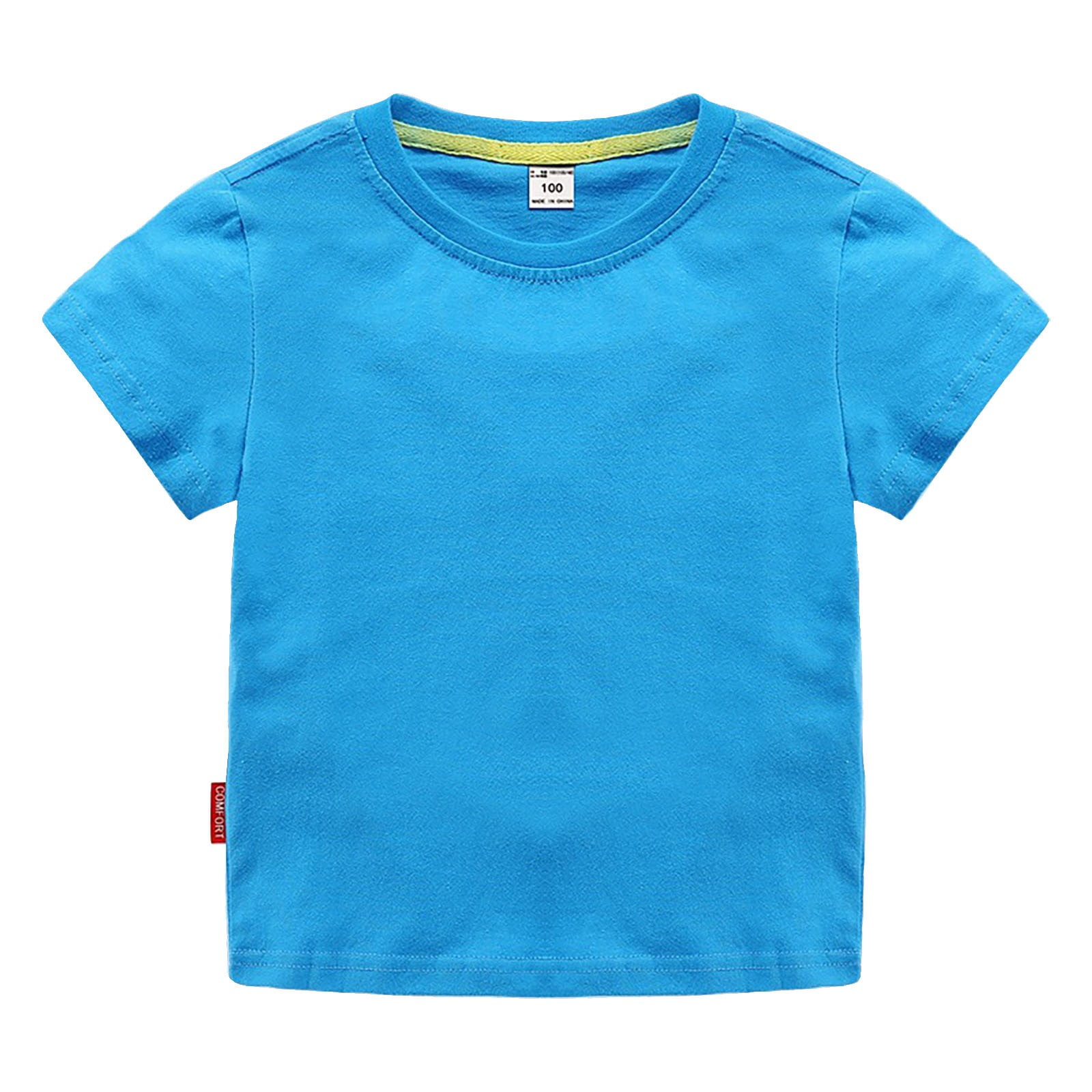 Click here for Xaszhn Boys And Girls Classic Fit Crewneck T Shirt... prices