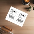Blank printable label sheets, each sheet with 10 labels, white (250 ...