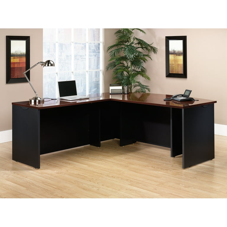 Sauder Via Desk Return in Classic Cherry