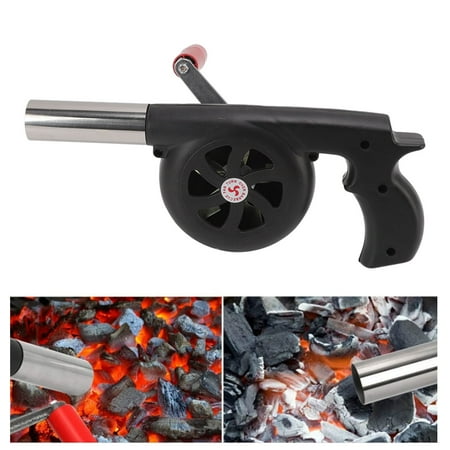 BBQ Fan Air Blower,Hand Crank BBQ Blower BBQ Fan Barbecue Air Blower ...