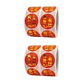 Baluue 2 Rolls Stickers Traditional Chinese Design for Wrapping Sealing ...