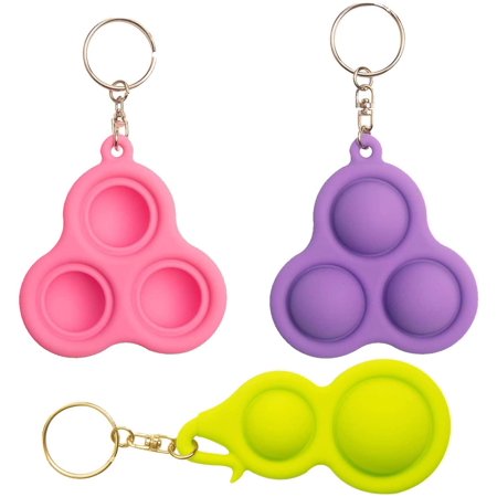 Fong Fong Mini Fidget Simple Dimple Toy Mini Keychain Early Education ...