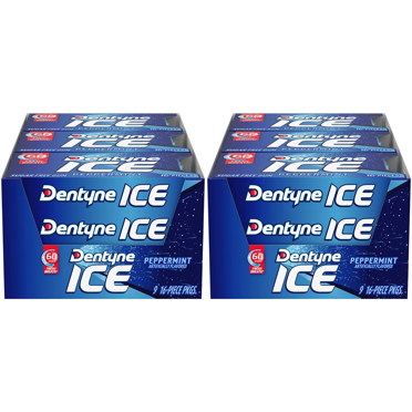 Dentyne Ice Sugar Free Gum (Winter Chill 16 Piece Pack Of 9) - Walmart.com