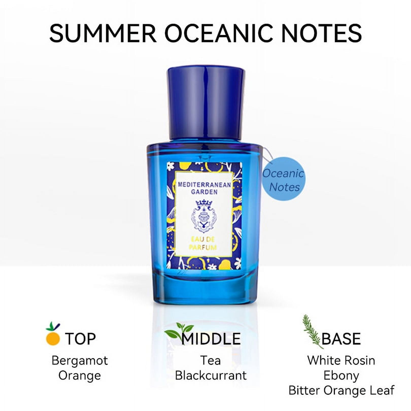 Mediterranean Garden Perfume For Men, Oceanic Notes, Long Lasting ...